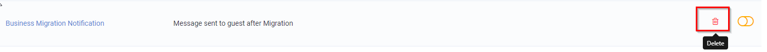 How to delete Notification Template?