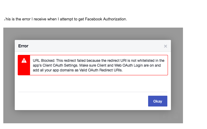 Why am I getting a URL blocked on social media?